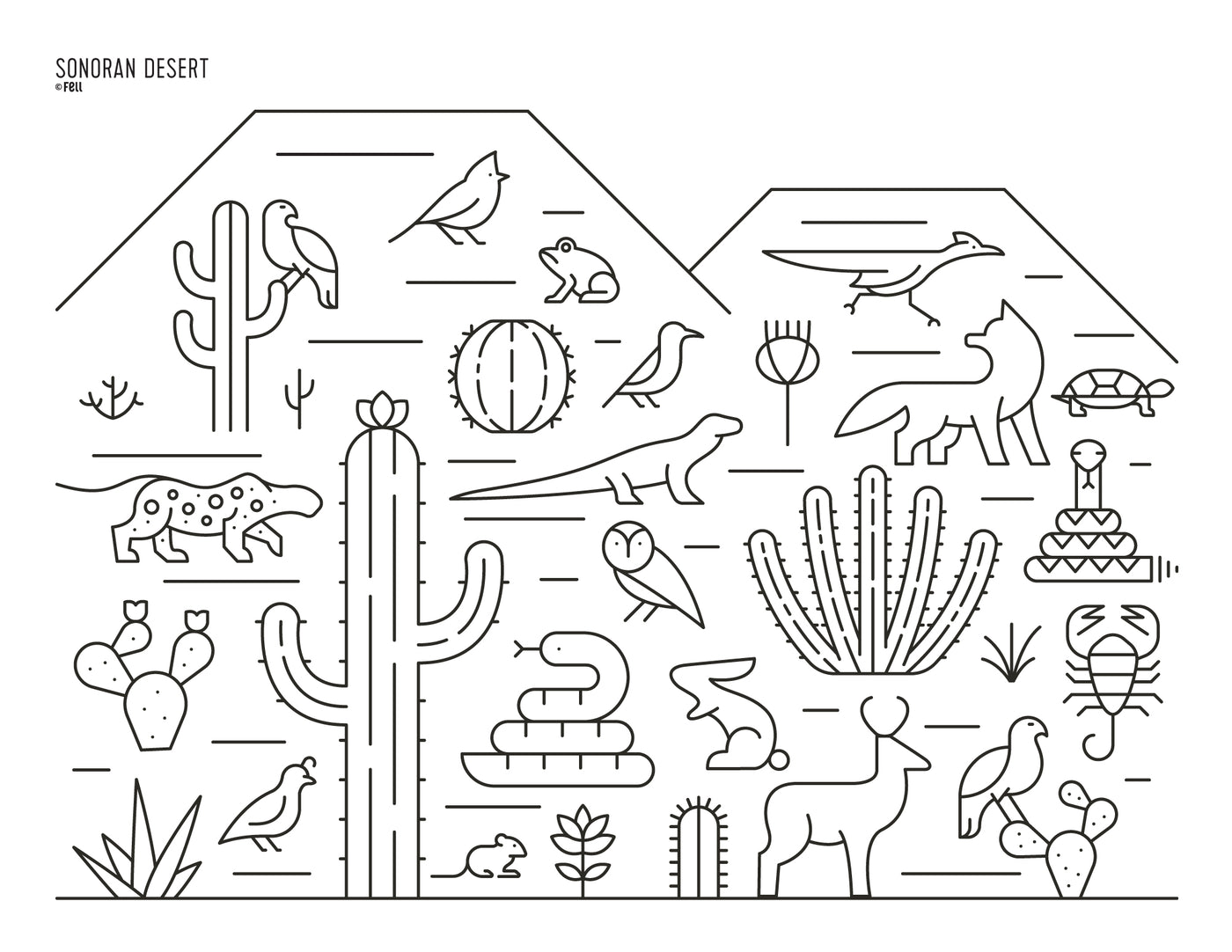 Biomes Coloring Pages – Fell